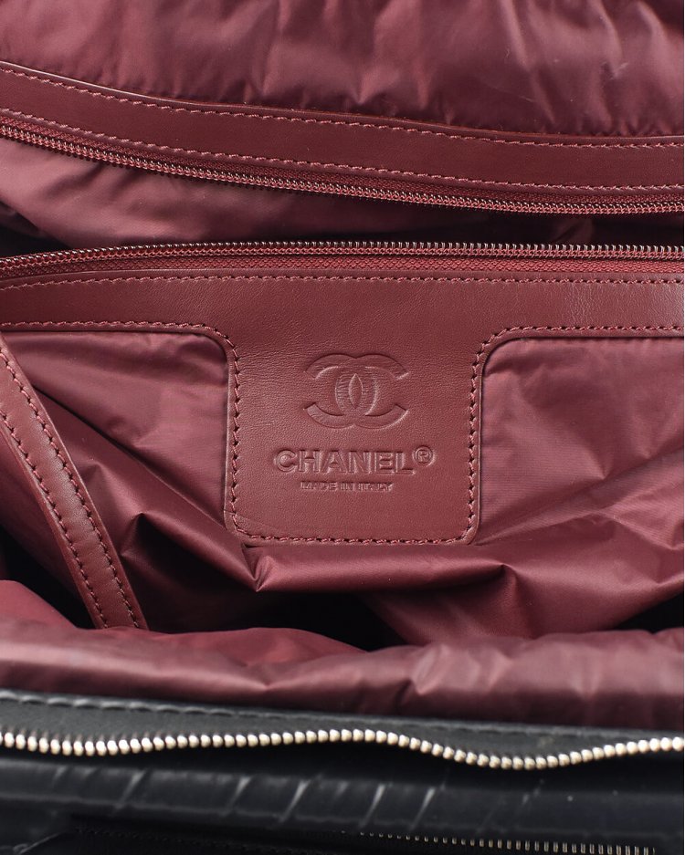 Mala Chanel original Coco Cocoon Trolley preta feminina