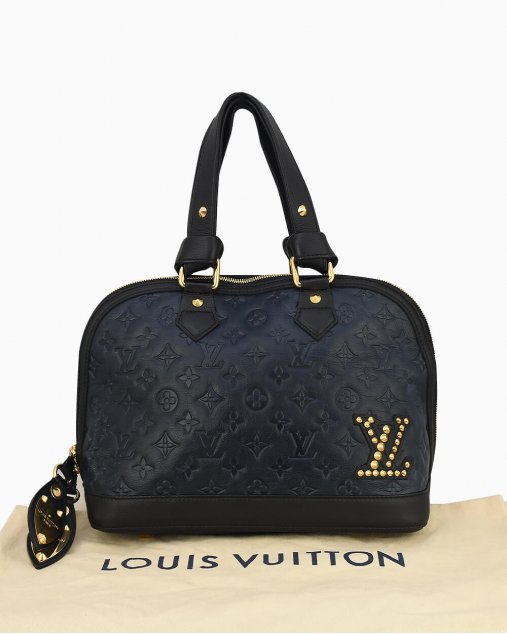 Bolsa Louis Vuitton original Double Jeu Neo Alma azul feminina