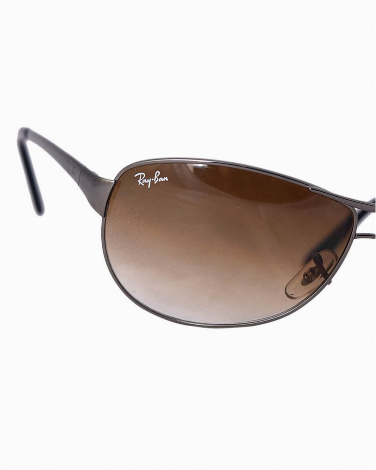 Óculos Ray Ban original Warrior prata RB 3342 feminino