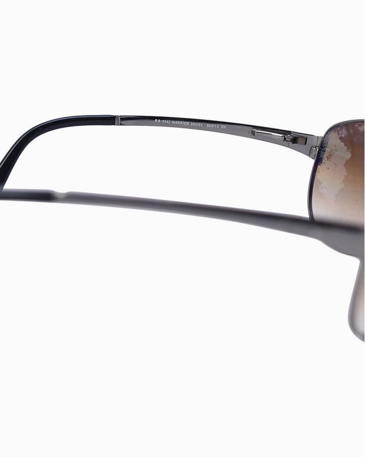 Óculos Ray Ban original Warrior prata RB 3342 feminino
