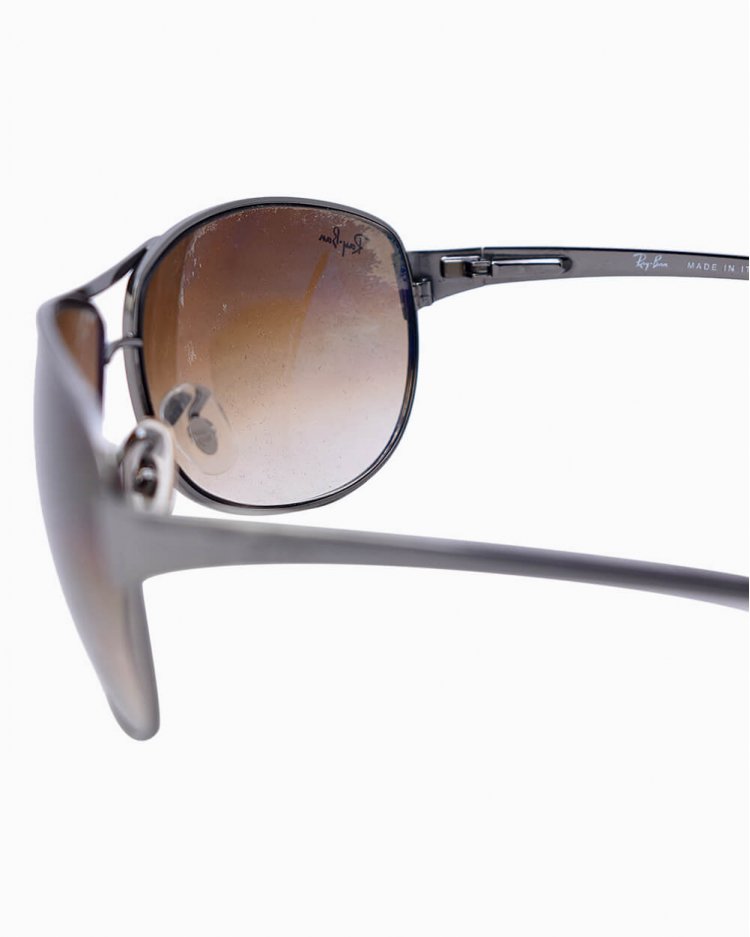 Óculos Ray Ban original Warrior prata RB 3342 feminino