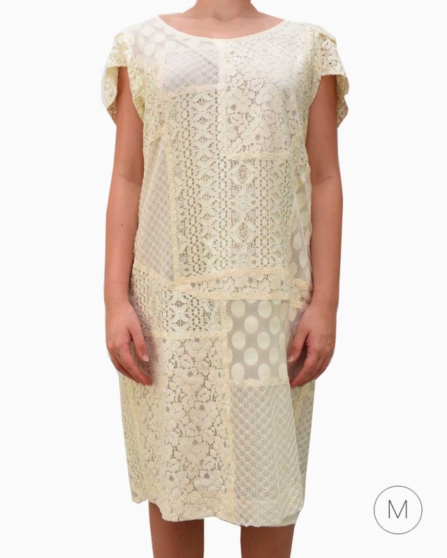 Vestido See by Chloé original renda off-white feminino
