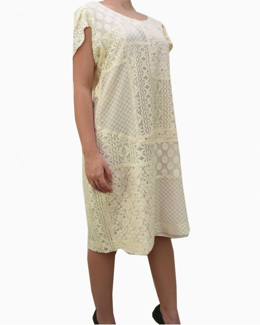 Vestido See by Chloé original renda off-white feminino