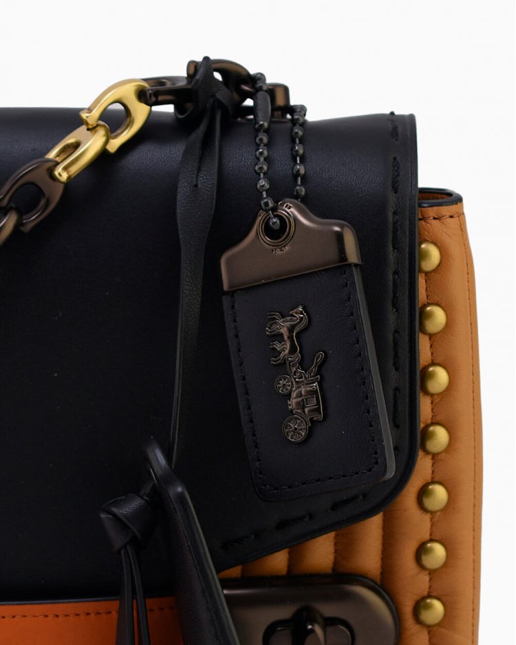 Bolsa Coach original Swagger Chain caramelo feminina