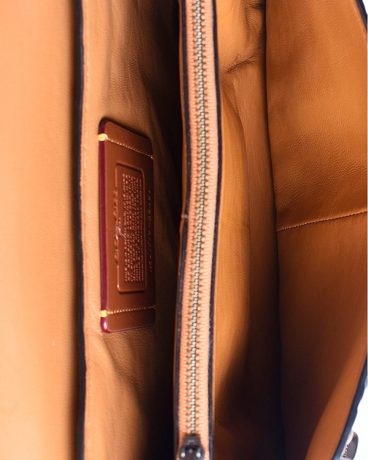 Bolsa Coach original Swagger Chain caramelo feminina