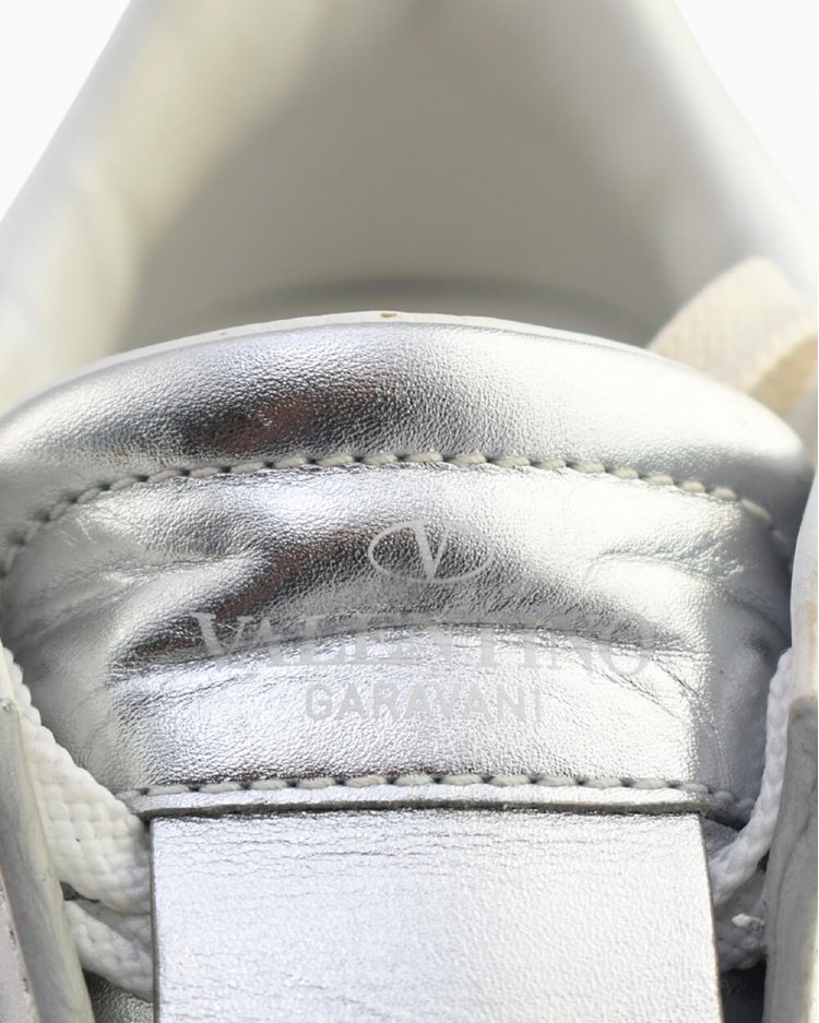 Tênis Valentino original Open VLTN prata feminino