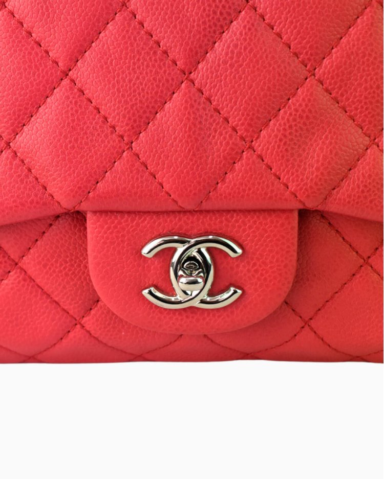 Bolsa Chanel Classic Jumbo Single Flap Rosa