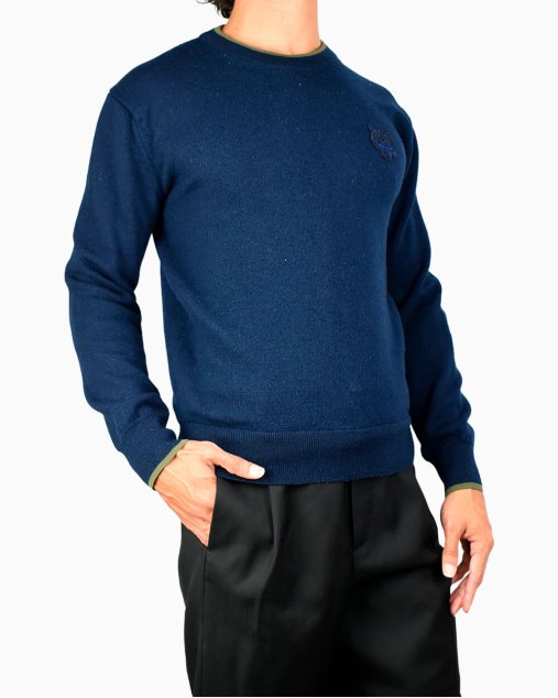 Suéter Kenzo Original Lã Azul Masculino