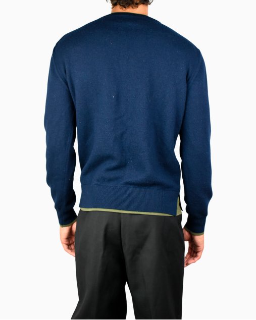Suéter Kenzo Original Lã Azul Masculino