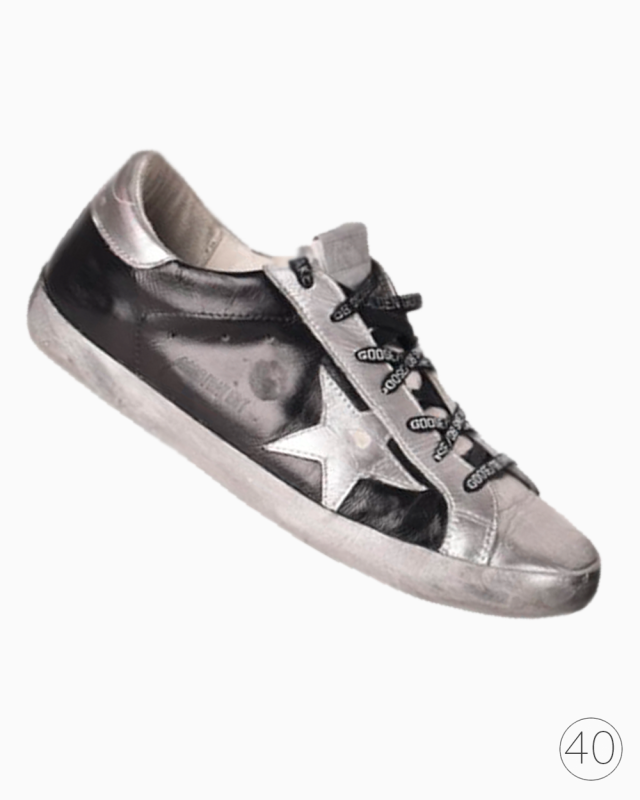 Tênis Golden Goose Original Superstar Ray Preto masculino