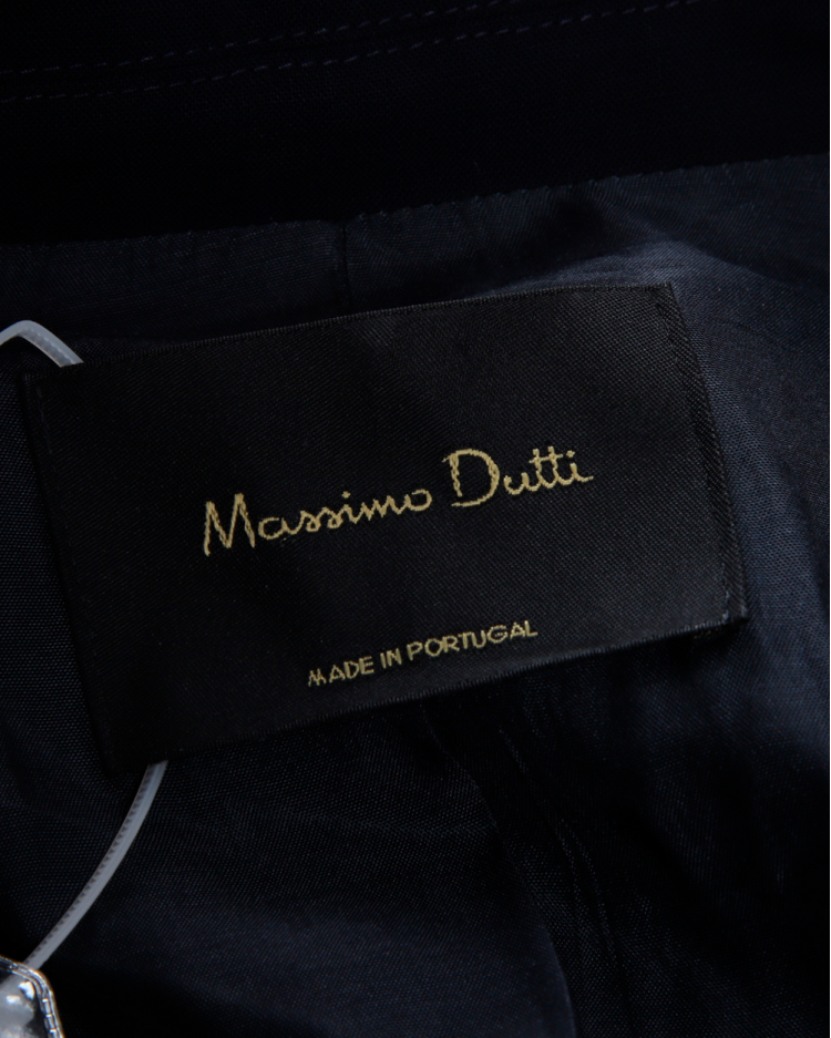 Terno Massimo Dutti Original Azul Marinho Masculino