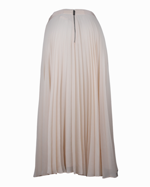 Saia Alice + Olivia Original Plissada Nude Feminina