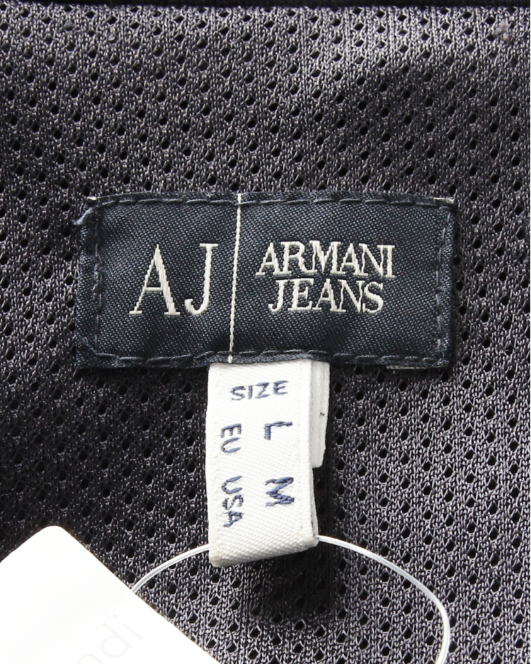 Blazer Armani Jeans Original Moletom Azul Marinho Masculino