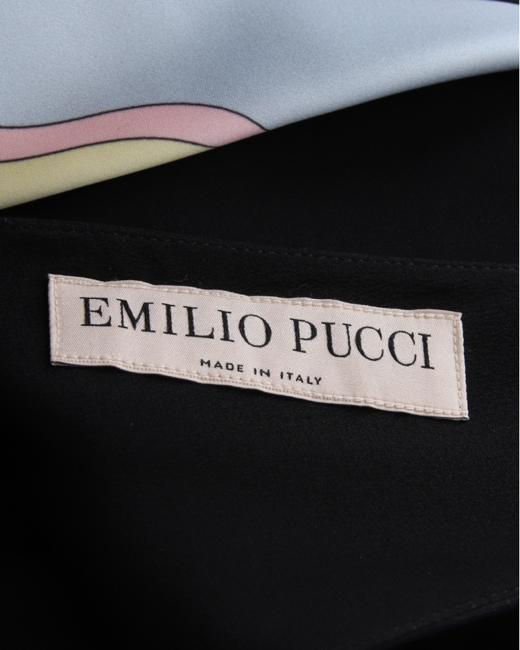 Vestido Emilio Pucci Original Laço Preto Feminino