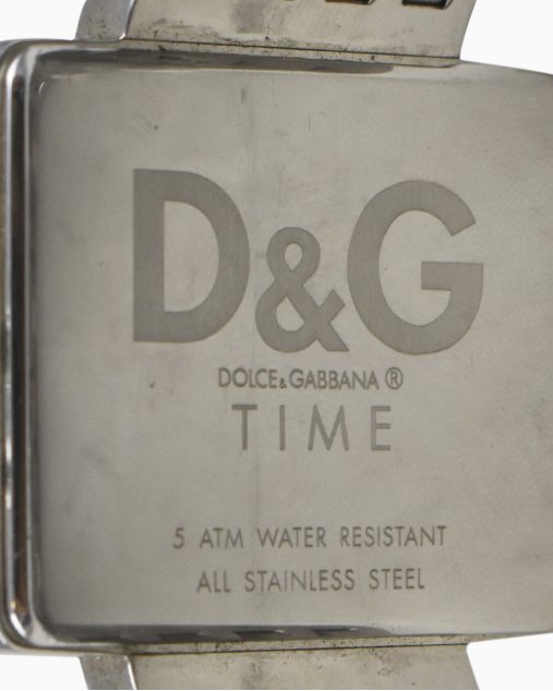 Relógio D&G Dolce Gabbana All Stainless Steel Original Feminino