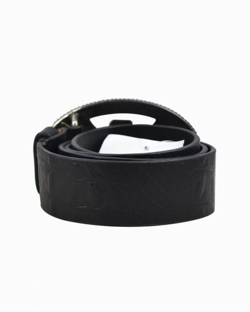 Cinto Emporio Armani de Couro Preto Original Masculino
