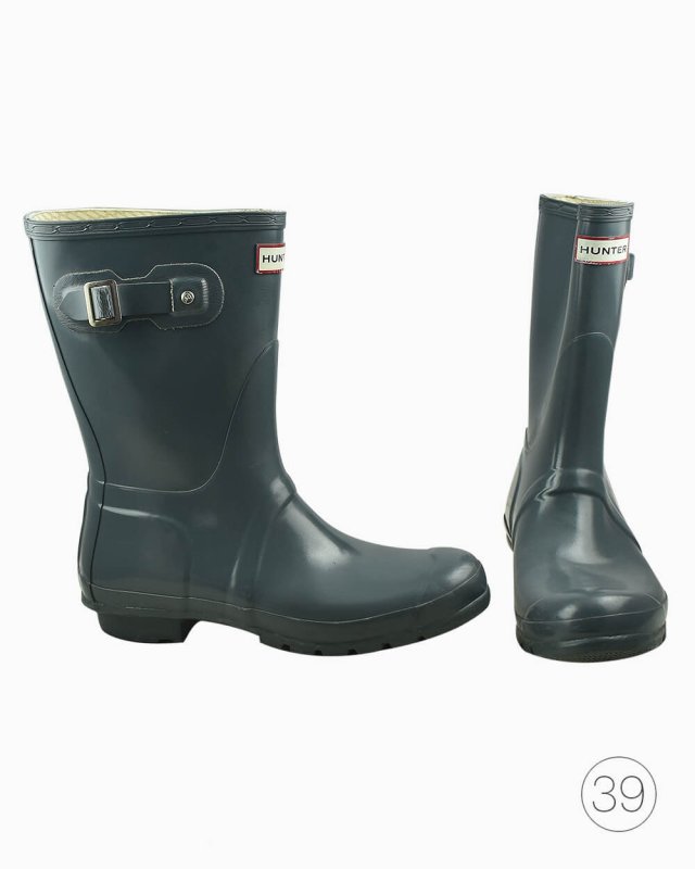 Galocha Hunter de Borracha Cinza Original Feminino