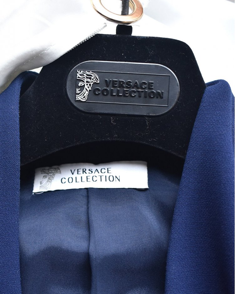Conjunto Versace Collection Original Azul Feminino