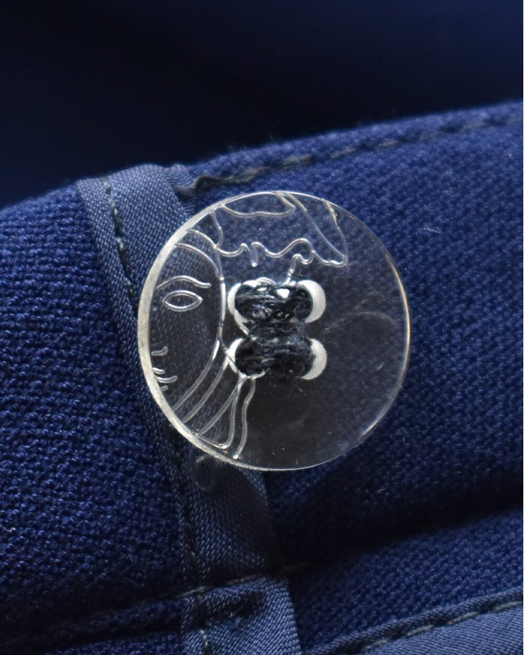 Conjunto Versace Collection Original Azul Feminino