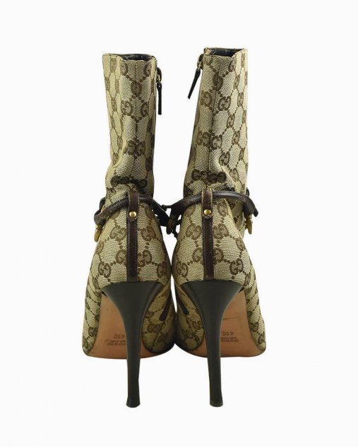 Bota Gucci original canvas monograma feminina