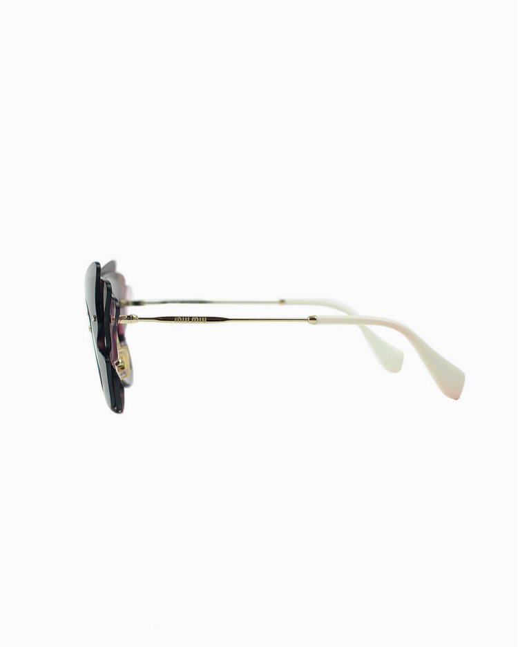 Óculos de sol Miu Miu original recortes amora SMU 02S feminino