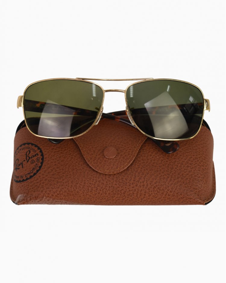 Óculos de sol Ray-Ban original tartaruga RB3518L feminino