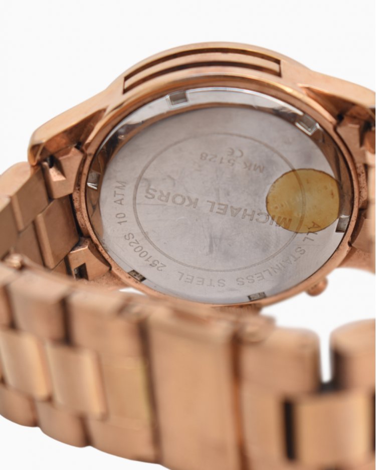 Relógio Michael Kors original em aço rose MK5128 feminino