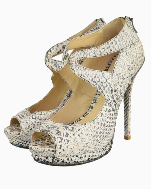 Sandália Alexandre Birman Python Branca