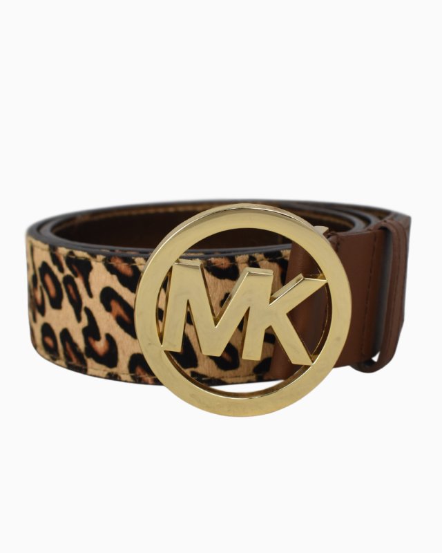 Cinto Michael Kors Original Animal Print Feminino