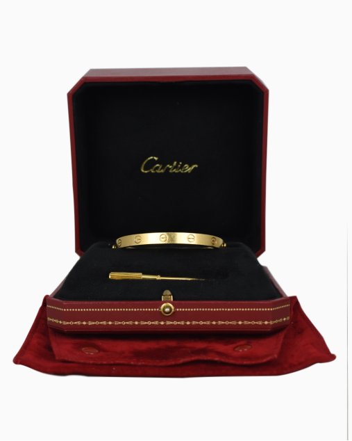 Pulseira Cartier Original Love Ouro Feminina
