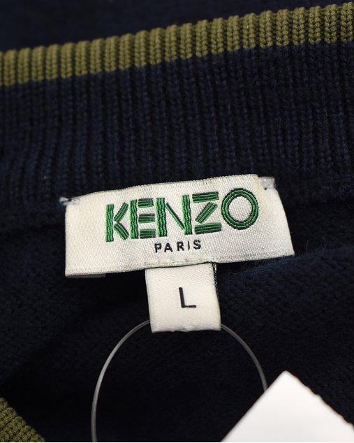 Suéter Kenzo Original Lã Azul Masculino