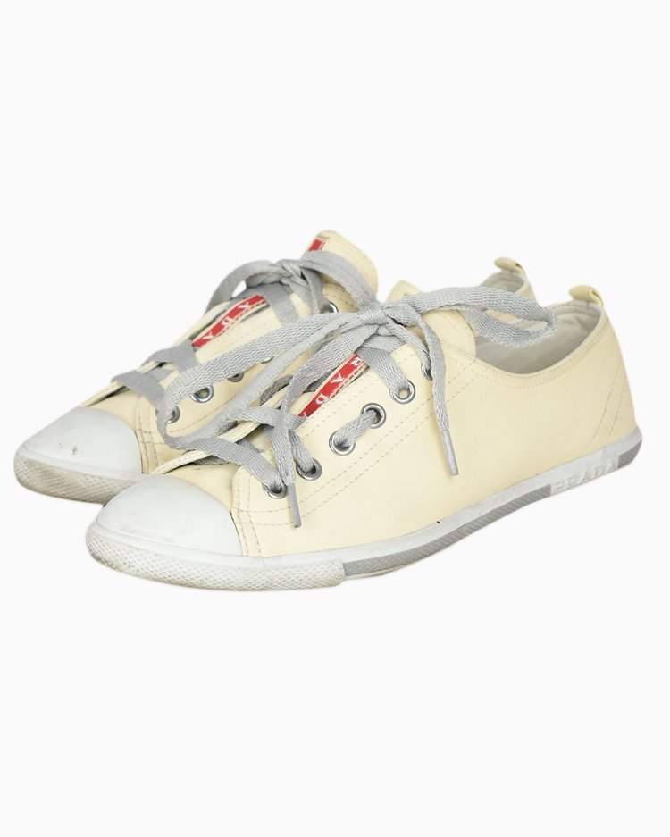 Tênis Prada Original Creme feminina