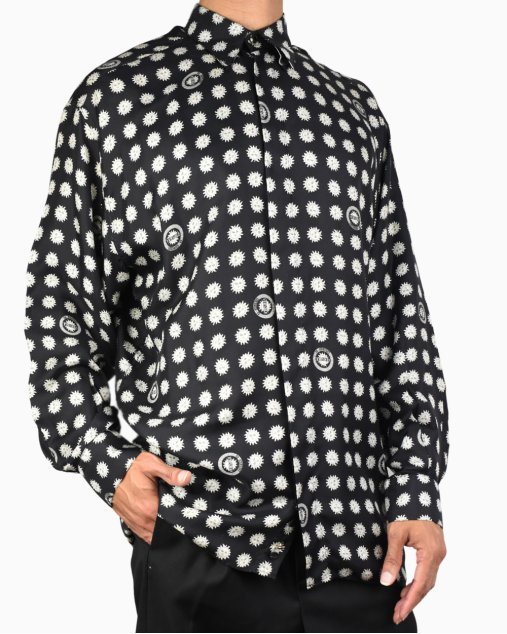 Camisa Versace Original Seda Estampada Masculina