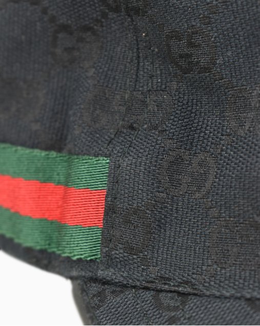 Boné Gucci Original CC Canvas Preto feminino
