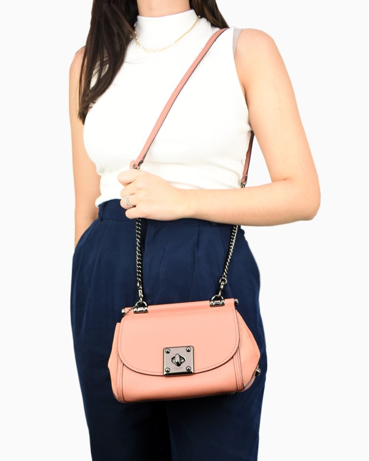 Bolsa Coach Original Drifter Crossbody Rosa Feminina