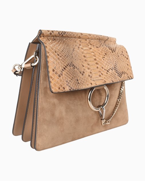 Bolsa Chloé Original Faye Python feminina