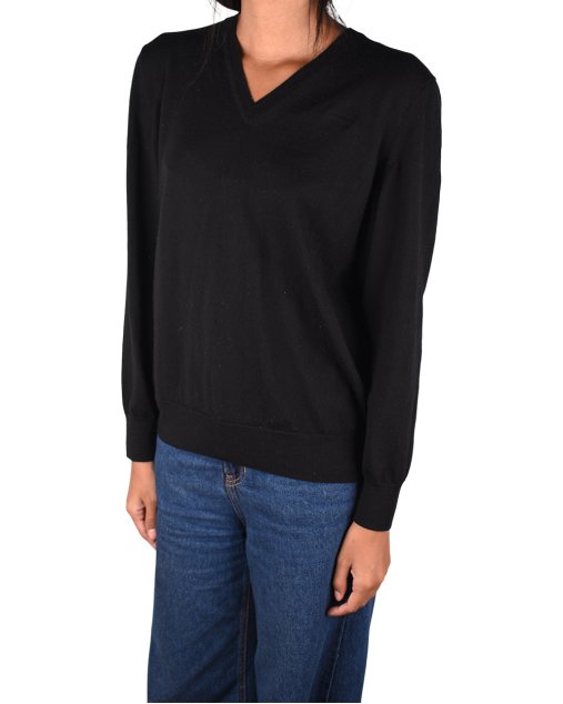 Suéter Burberry Original Lã Preto Feminino