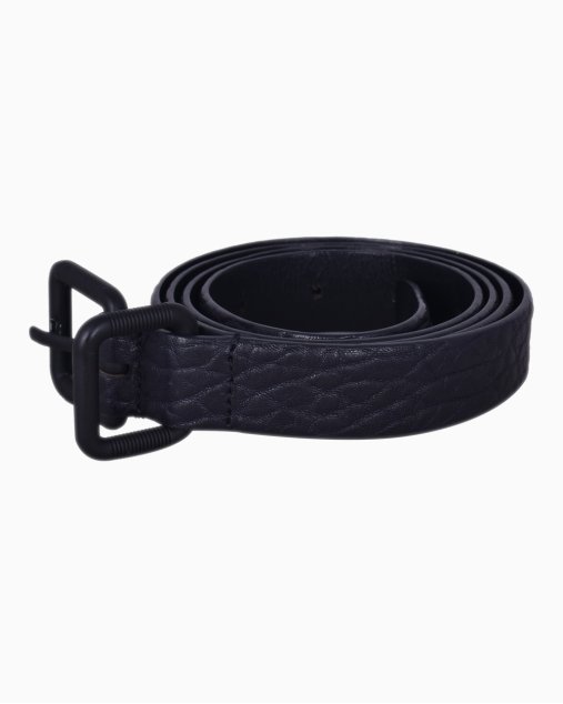 Cinto Empório Armani Original Couro Texturizado Preto Masculino