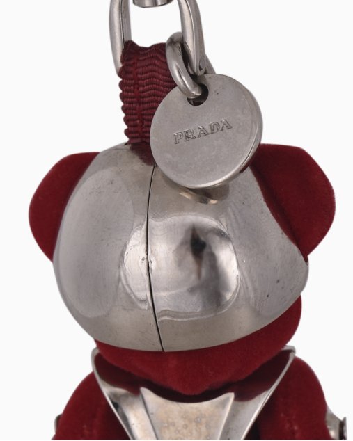Chaveiro Prada Original Teddy Vermelho feminino