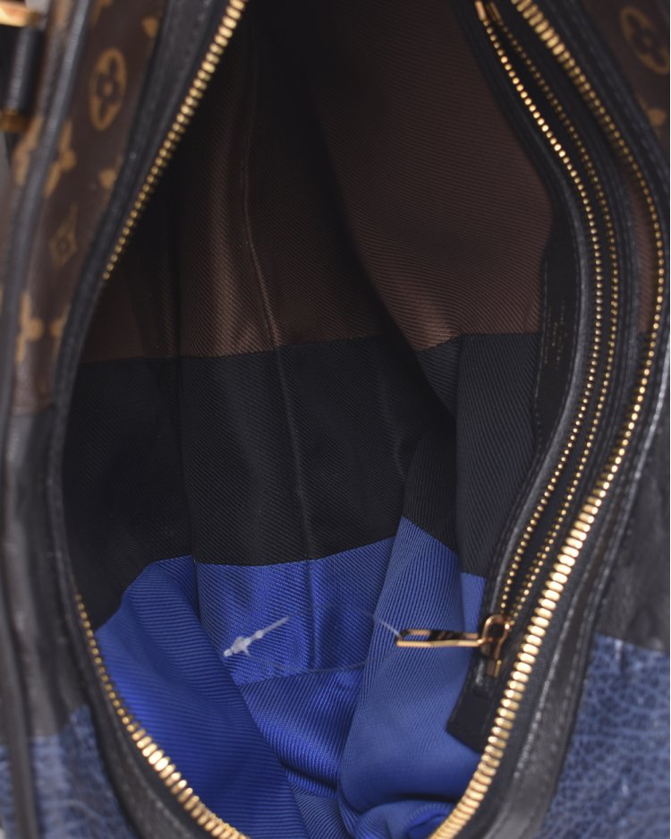 Bolsa Louis Vuitton Original Limited Edition Marine Monogram Blocks ...