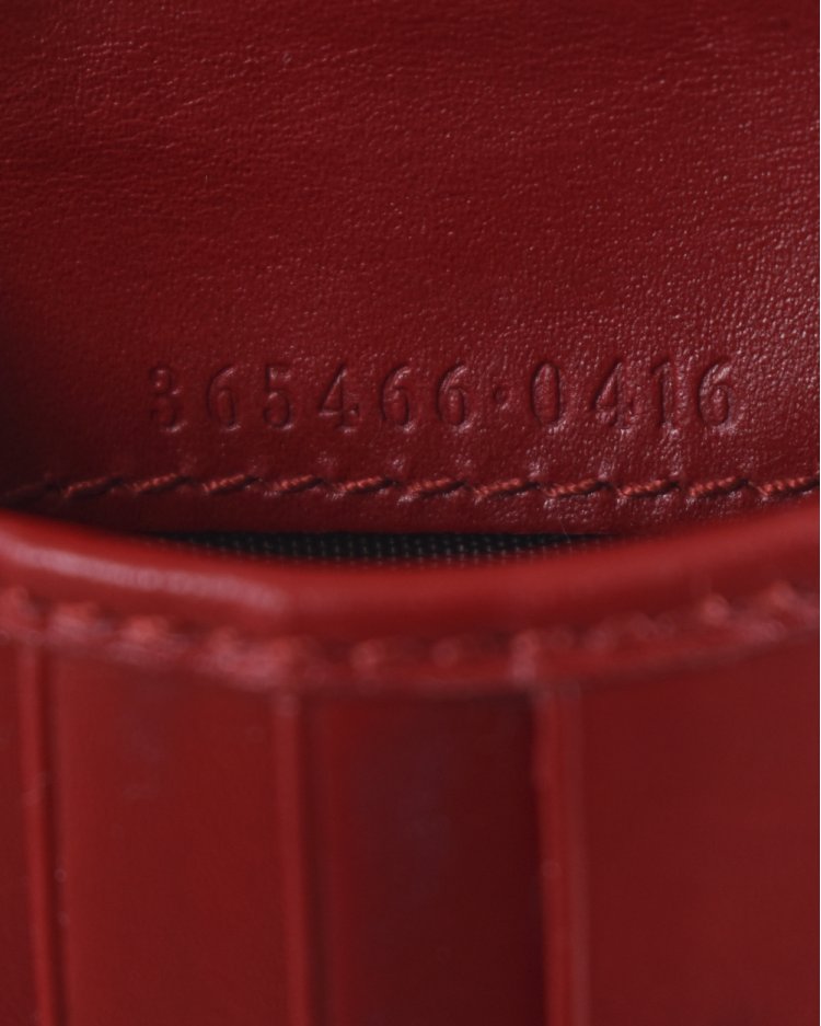 Carteira Gucci Original Guccissima Bifold Vermelha Masculina
