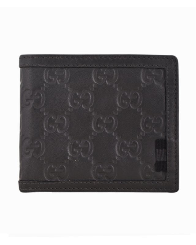 Carteira Gucci Original Guccissima Bifold Chumbo Masculina