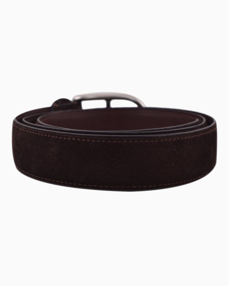 Cinto Polo Ralph Lauren Original Camurça Marrom Masculino