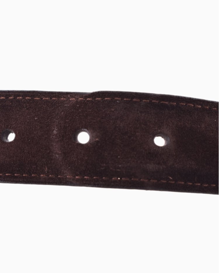 Cinto Polo Ralph Lauren Original Camurça Marrom Masculino