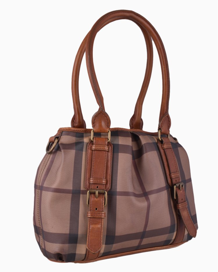 Bolsa Burberry Original Northfield Smoked Check Feminina