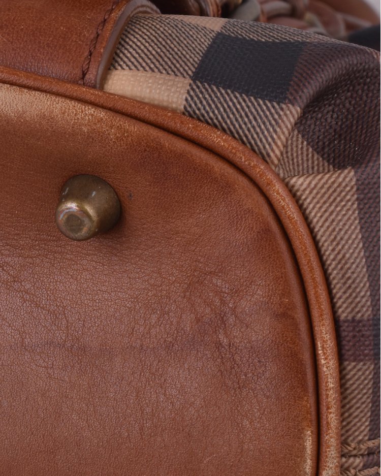 Bolsa Burberry Original Northfield Smoked Check Feminina