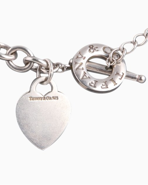 Colar Tiffany & Co. Original Heart Prata Feminina