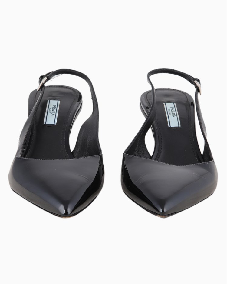Sapato Prada Original Pump Verniz Preto Feminino