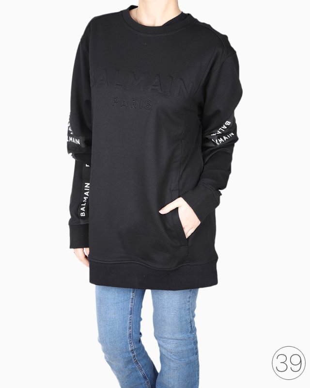 Moletom Balbain Original Preto Masculino