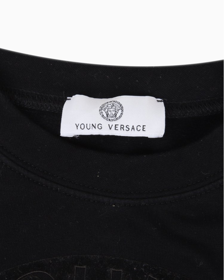 Moletom Young Versace Original Medusa Motif Preto Infantil